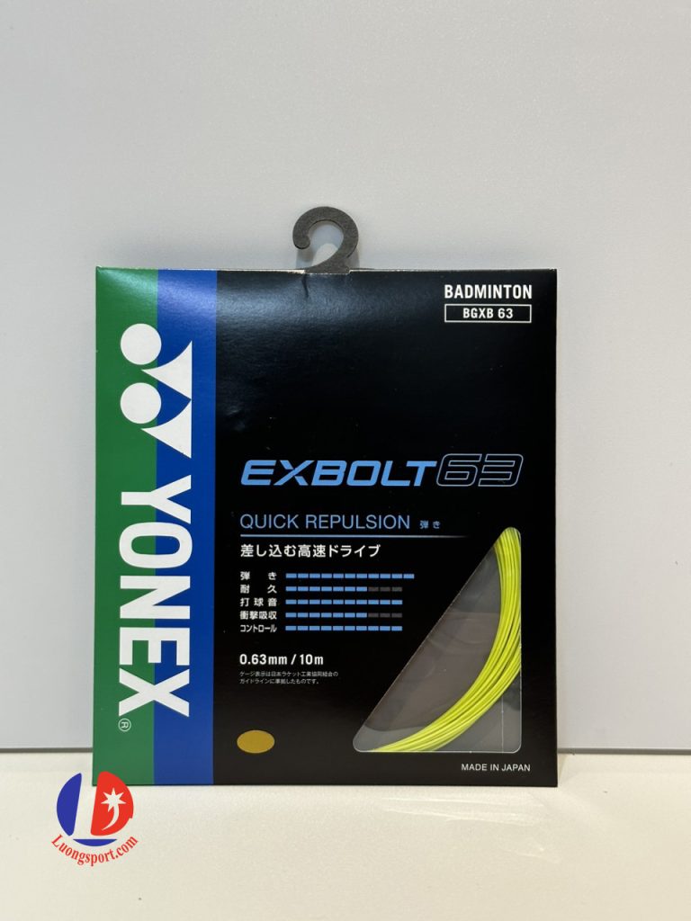 Cước căng vợt Yonex BG EXBOLT 63 ( JP ) Made in JAPAN