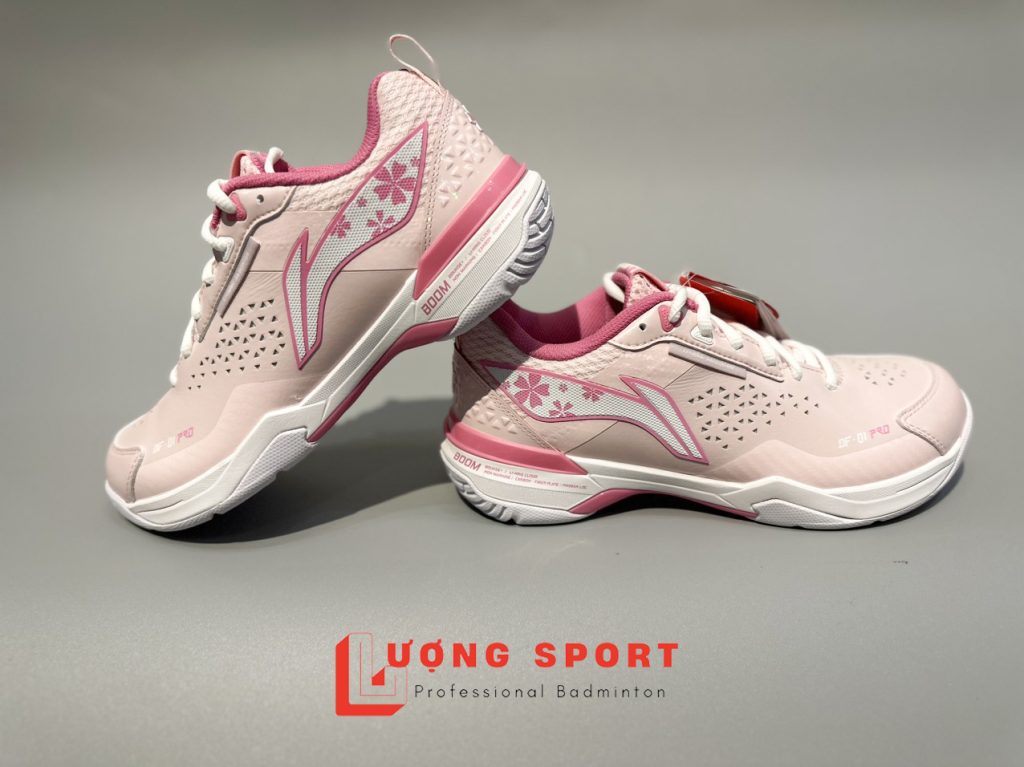 Giày Cầu Lông Lining DF-01 Pro Hồng - Nội Địa