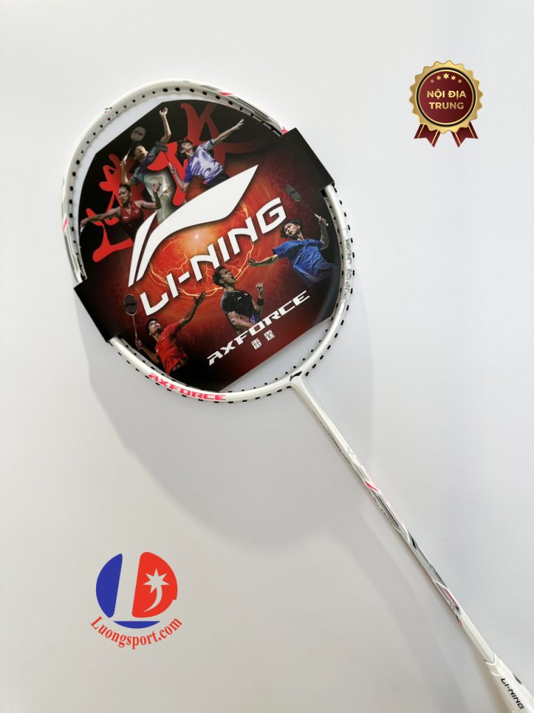 Vợt cầu lông Lining Axforce Cannon - Trắng (nội địa trung)
