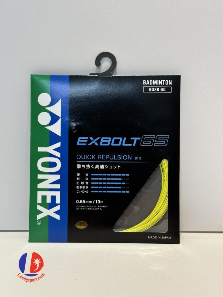 Dây cước căng vợt cầu lông Yonex BG EXBOLT 65 (Mã JP)