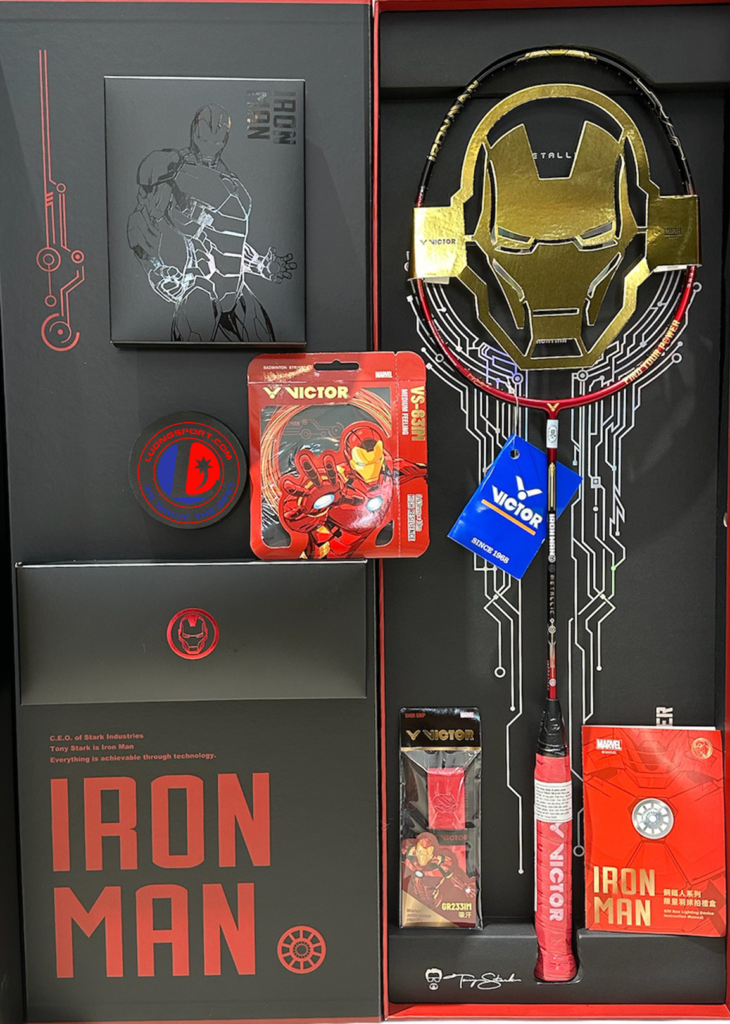Set vợt cầu lông Victor Iron Man Metallic GB 2024
