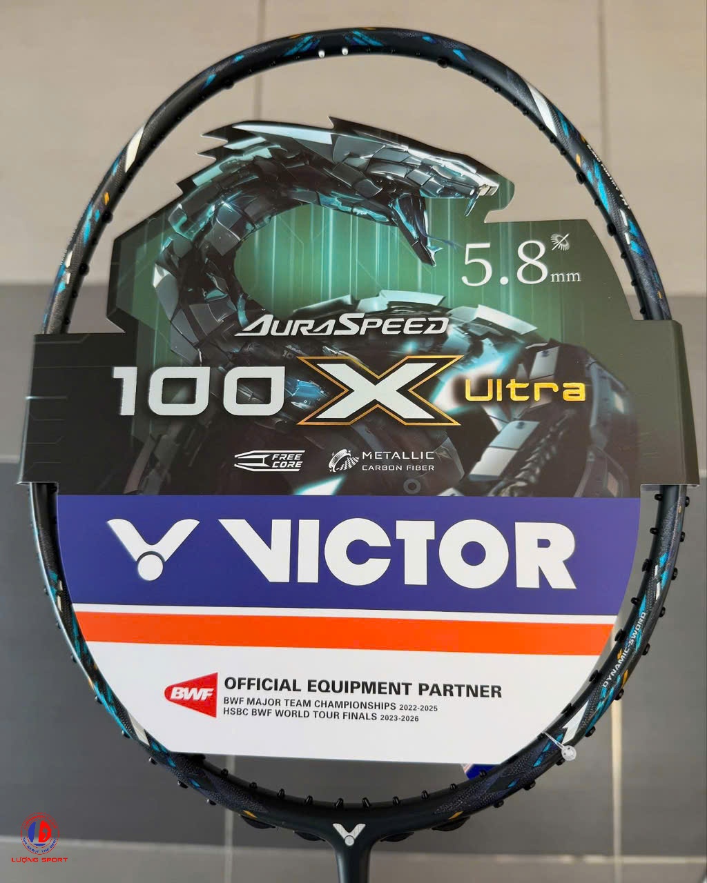 Vợt cầu lông Victor Auraspeed 100X Ultra - Xanh chính hãng 2025