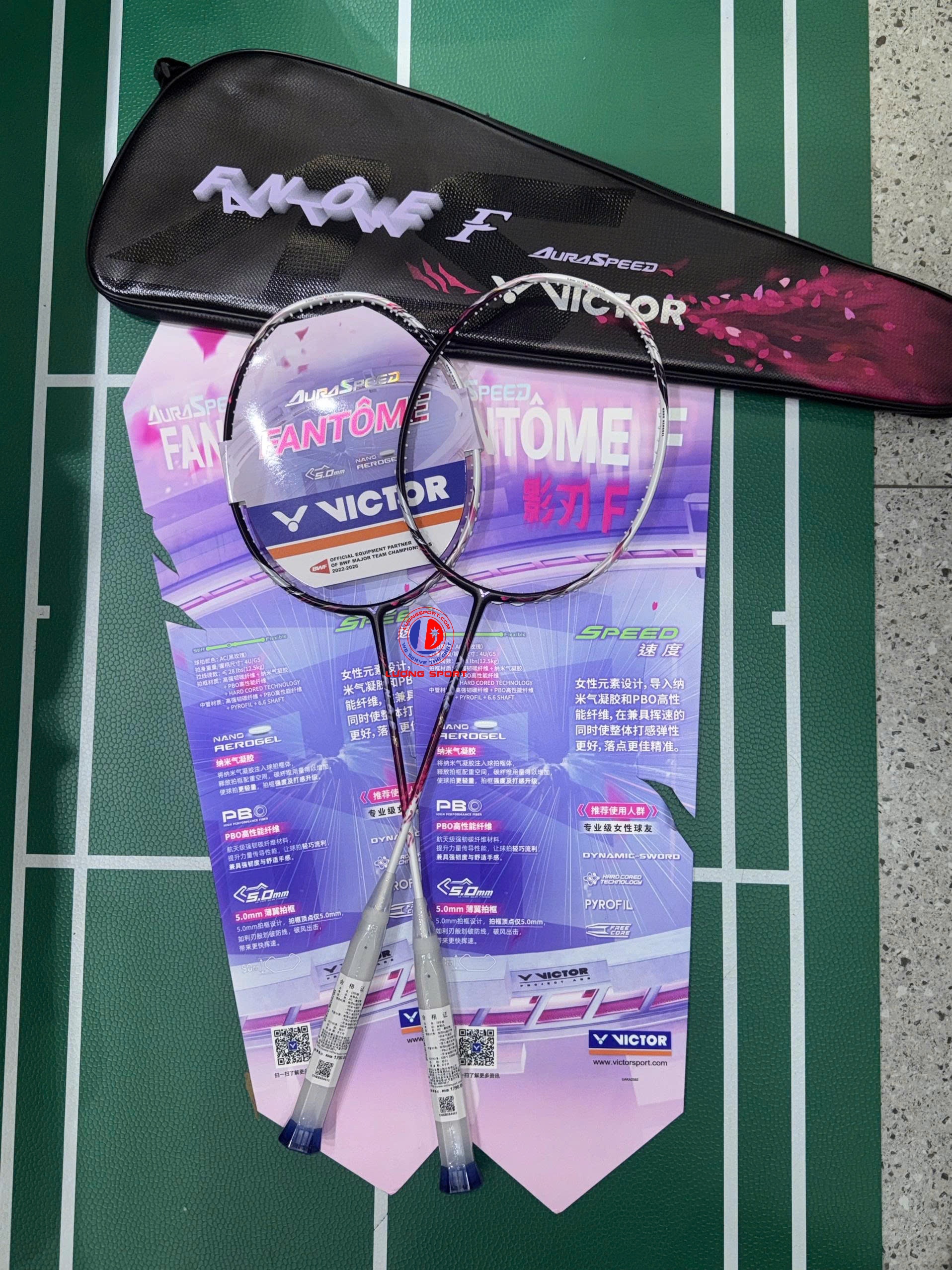 Vợt cầu lông Victor Auraspeed FANTÔME F AC 2025 - Lượng Sport